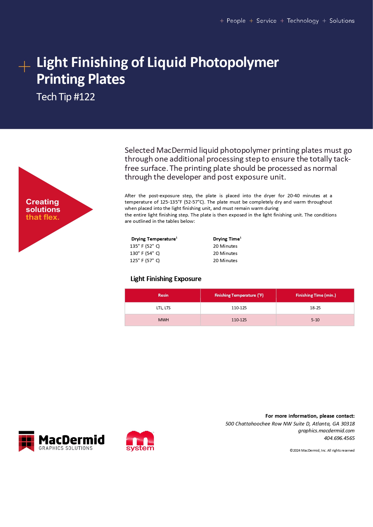 Tech Tips | MacDermid Graphics